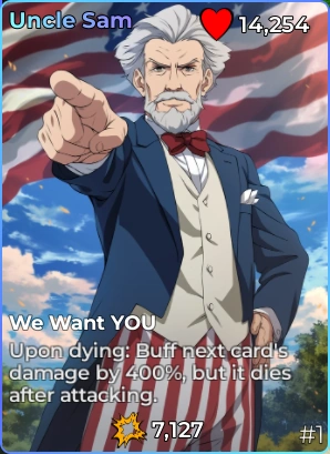 Uncle Sam | Card RNG Wiki | Fandom