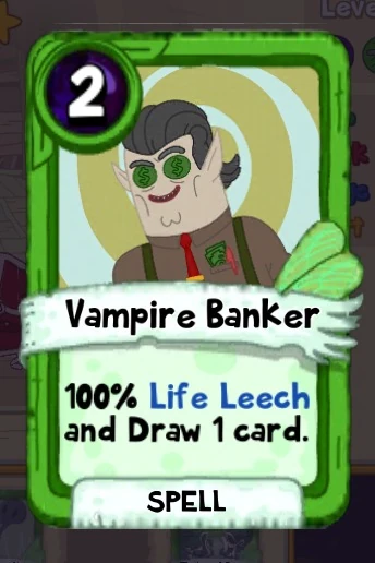 Vampire Banker | Card wars Kingdoms guide Wikia | Fandom