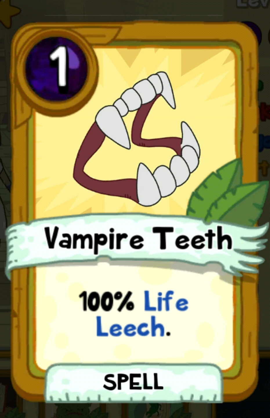 Vampire Teeth | Card wars Kingdoms guide Wikia | Fandom