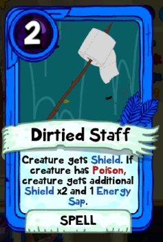 Dirtied Staff | Card wars Kingdoms guide Wikia | Fandom