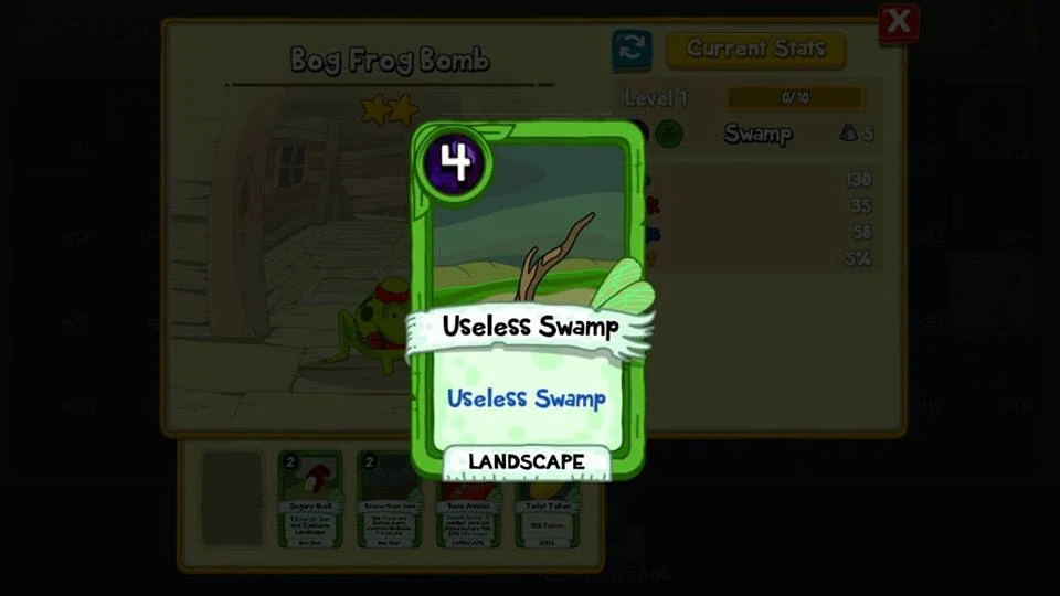 Useless Swamp Landscape | Card wars Kingdoms guide Wikia | Fandom