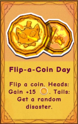 Flip-a-Coin Day | Cardboard Town Wiki | Fandom
