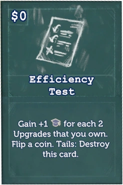 Efficiency Test | Cardboard Town Wiki | Fandom