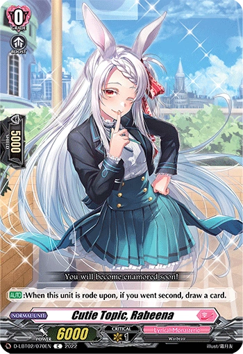 Cutie Topic, Rabeena | Cardfight!! Vanguard Wiki | Fandom