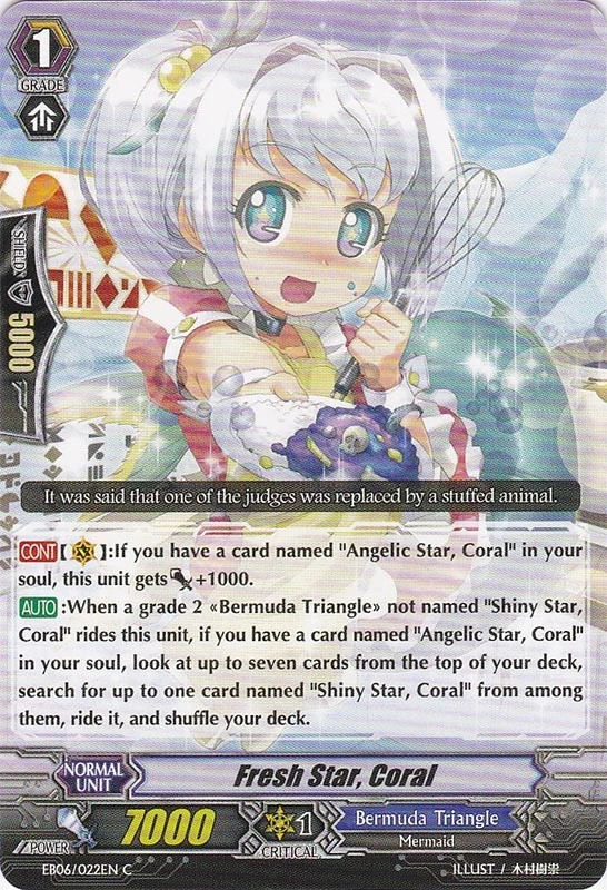 Card Gallery:Fresh Star, Coral | Cardfight!! Vanguard Wiki | Fandom