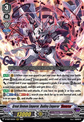 Great Demon Emperor, Dudley Emperor "Яeverse" | Cardfight!! Vanguard Wiki | Fandom
