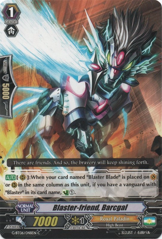 Blaster-friend, Barcgal | Cardfight!! Vanguard Wiki | Fandom