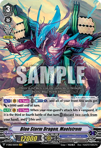 Card Gallery:Blue Storm Dragon, Maelstrom (V Series) | Cardfight ...