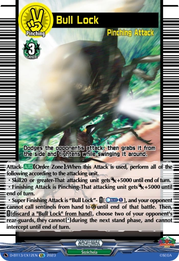 Bull Lock | Cardfight!! Vanguard Wiki | Fandom