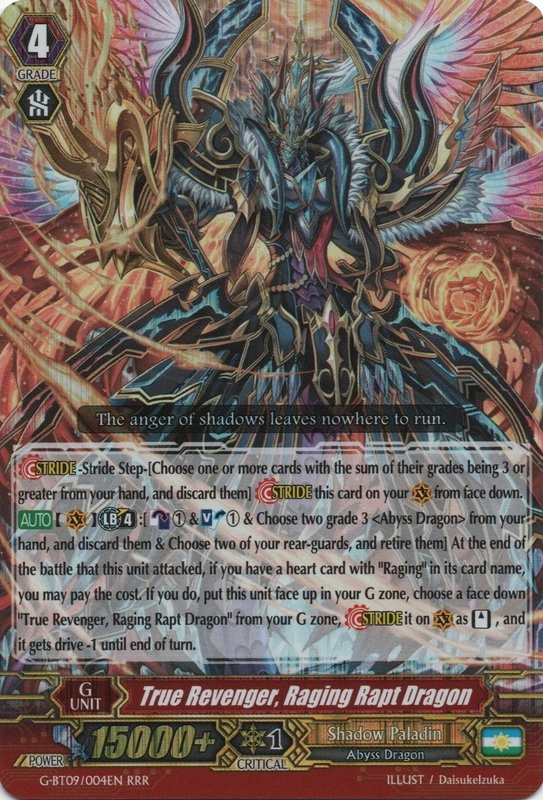 True Revenger, Raging Rapt Dragon | Cardfight!! Vanguard Wiki | Fandom