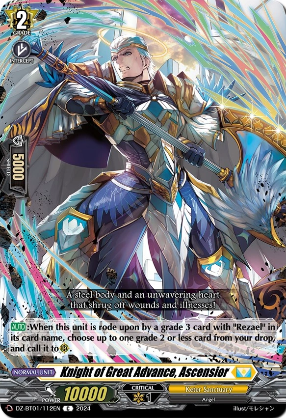 Knight of Great Advance, Ascensior | Cardfight!! Vanguard Wiki | Fandom