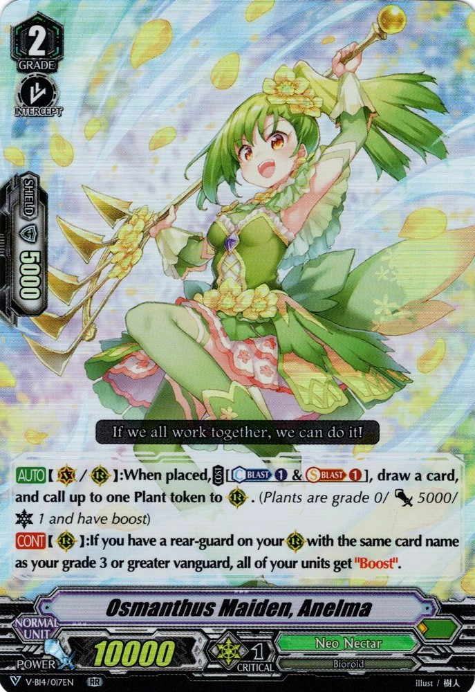 Osmanthus Maiden, Anelma (V Series) | Cardfight!! Vanguard Wiki | Fandom