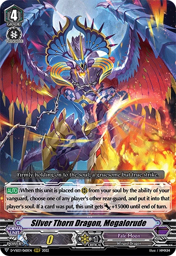 Silver Thorn Dragon, Megalorude | Cardfight!! Vanguard Wiki | Fandom