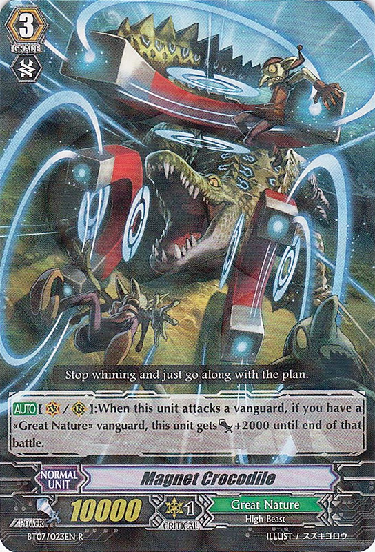 Magnet Crocodile | Cardfight!! Vanguard Wiki | Fandom