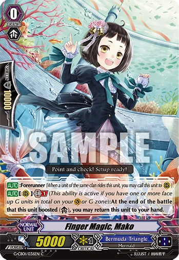 Card Gallery:Finger Magic, Mako | Cardfight!! Vanguard Wiki | Fandom