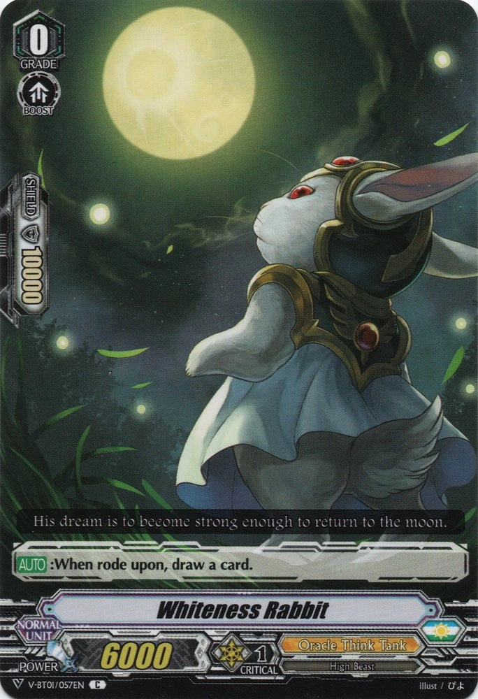 Card Gallery:Whiteness Rabbit | Cardfight!! Vanguard Wiki | Fandom