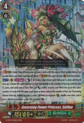 Governing Flower Princess, Selfina | Cardfight!! Vanguard Wiki | Fandom