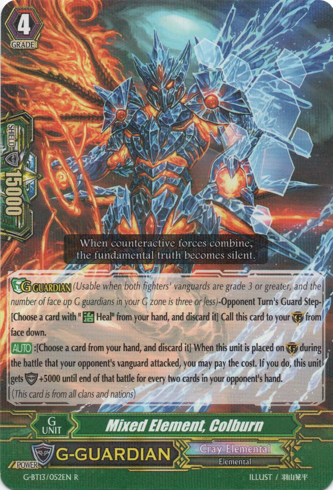 Mixed Element, Colburn | Cardfight!! Vanguard Wiki | Fandom