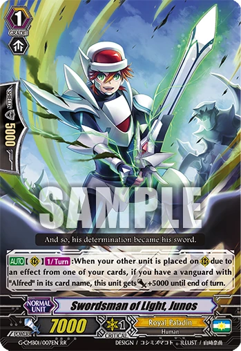 Card Gallery:Swordsman of Light, Junos | Cardfight!! Vanguard Wiki | Fandom