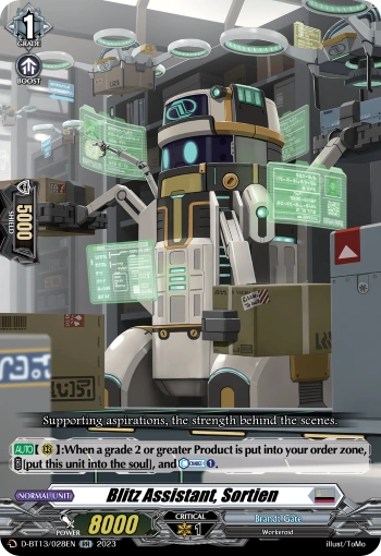 Blitz Assistant, Sortien | Cardfight!! Vanguard Wiki | Fandom