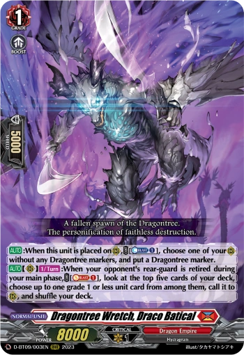 Dragontree Wretch, Draco Batical | Cardfight!! Vanguard Wiki | Fandom