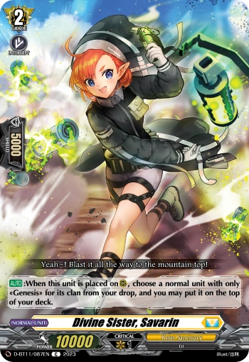 Divine Sister, Savarin | Cardfight!! Vanguard Wiki | Fandom