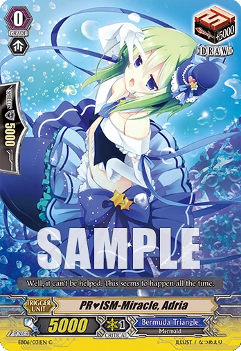 Card Gallery:PR♥ISM-Miracle, Adria | Cardfight!! Vanguard Wiki | Fandom