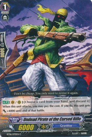 Undead Pirate of the Cursed Rifle | Wiki Cardfight!! Vanguard | Fandom