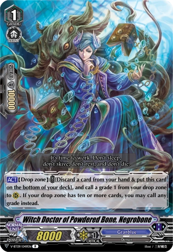 Card Gallery:Witch Doctor of Powdered Bone, Negrobone (V Series ...