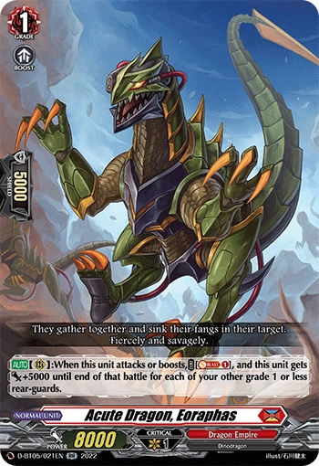Acute Dragon, Eoraphas | Cardfight!! Vanguard Wiki | Fandom