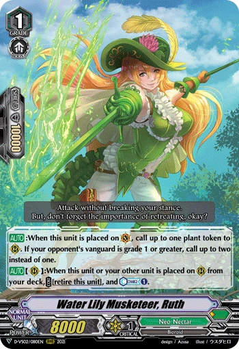 Water Lily Musketeer, Ruth (V Series) | Cardfight!! Vanguard Wiki | Fandom