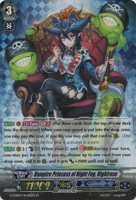 Vampire Princess of Night Fog, Nightrose | Cardfight!! Vanguard Wiki | Fandom