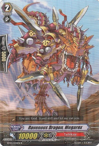 Ravenous Dragon, Megarex | Wiki Cardfight!! Vanguard | Fandom