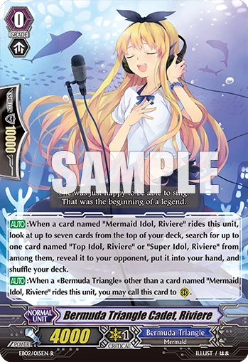 Card Gallery:Bermuda Triangle Cadet, Riviere | Cardfight!! Vanguard Wiki | Fandom