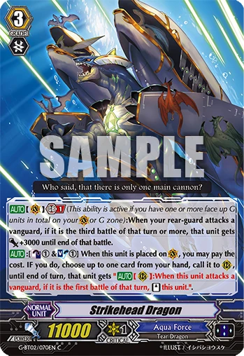 Card Gallery:Strikehead Dragon | Cardfight!! Vanguard Wiki | Fandom