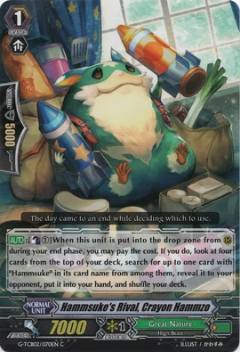 Hammsuke's Rival, Crayon Hammzo | Cardfight!! Vanguard Wiki | Fandom