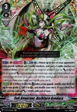 Evil Governor, Darkface Gredora (V Series) | Cardfight!! Vanguard Wiki | Fandom