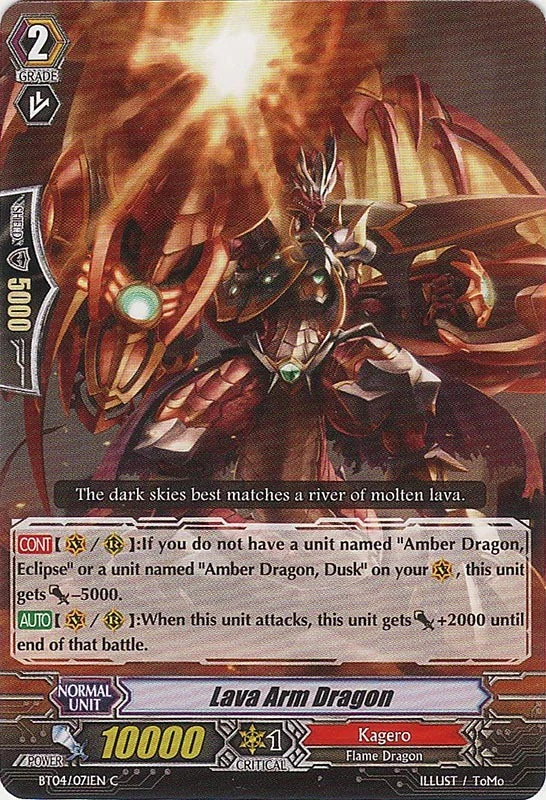 Lava Arm Dragon | Cardfight!! Vanguard Wiki | Fandom