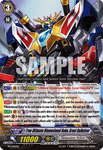 Card Gallery:True Ultimate Dimensional Robo, Great Daikaiser ...