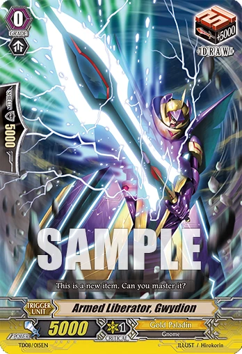 Card Gallery:Armed Liberator, Gwydion | Cardfight!! Vanguard Wiki | Fandom