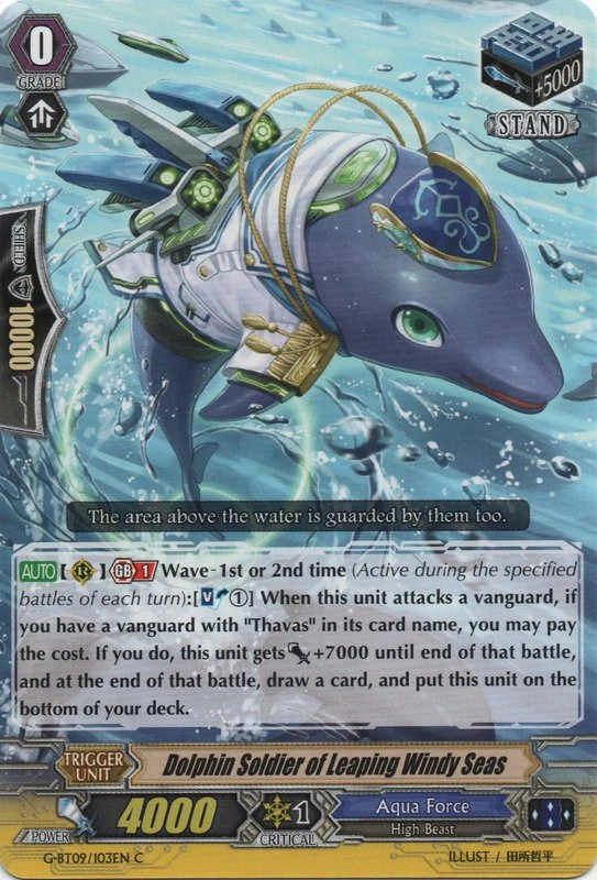 Dolphin Soldier of Leaping Windy Seas | Cardfight!! Vanguard Wiki | Fandom