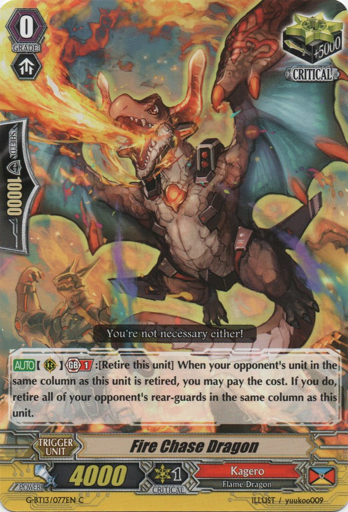Fire Chase Dragon | Cardfight!! Vanguard Wiki | Fandom