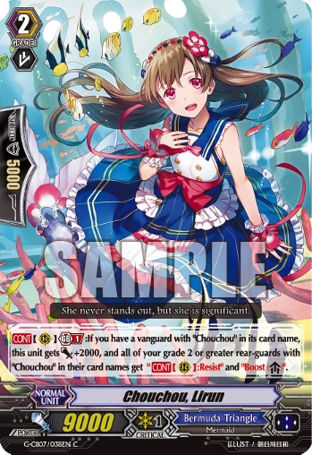 Card Gallery:Chouchou, Lirun | Cardfight!! Vanguard Wiki | Fandom