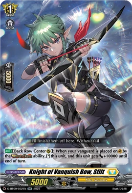 Knight of Vanquish Bow, Sfilt | Cardfight!! Vanguard Wiki | Fandom