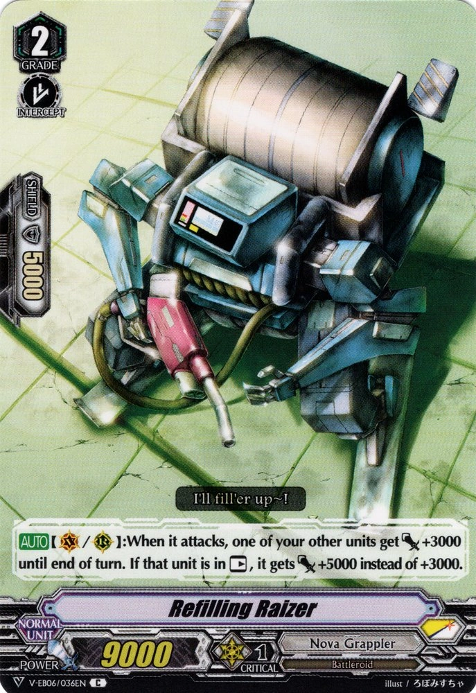 Card Gallery:Refilling Raizer | Cardfight!! Vanguard Wiki | Fandom