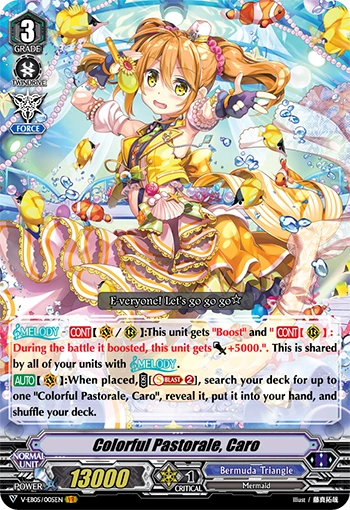 Card Gallery:Colorful Pastorale, Caro | Cardfight!! Vanguard Wiki | Fandom