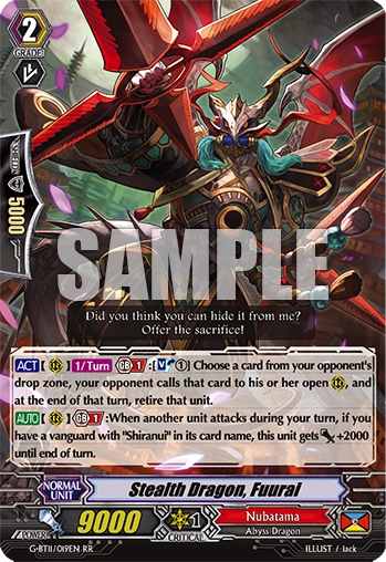 Card Gallery:Stealth Dragon, Fuurai | Cardfight!! Vanguard Wiki | Fandom