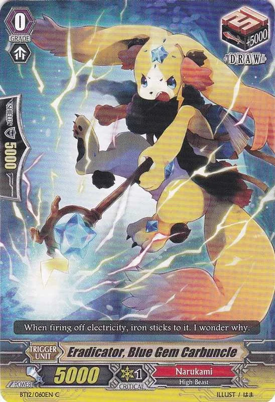 Eradicator, Blue Gem Carbuncle | Cardfight!! Vanguard Wiki | Fandom