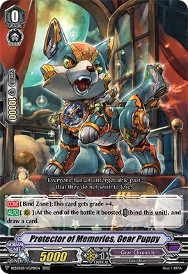 Protector of Memories, Gear Puppy | Cardfight!! Vanguard Wiki | Fandom