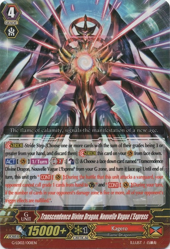 Transcendence Divine Dragon, Nouvelle Vague L’Express | Cardfight ...